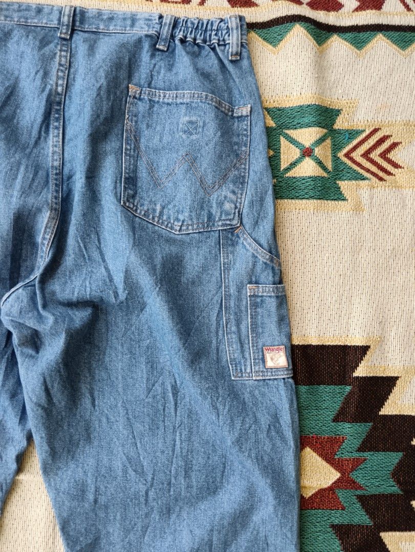 Wrangler work pants, Men's Fashion, Bottoms, Jeans on Carousell