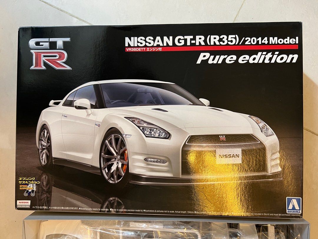 1/24 Aoshima Nissan GTR R35 (n/Tamiya n/Hasegawa n/Fujimi), 興趣及遊戲, 玩具 & 遊戲類 - Carousell