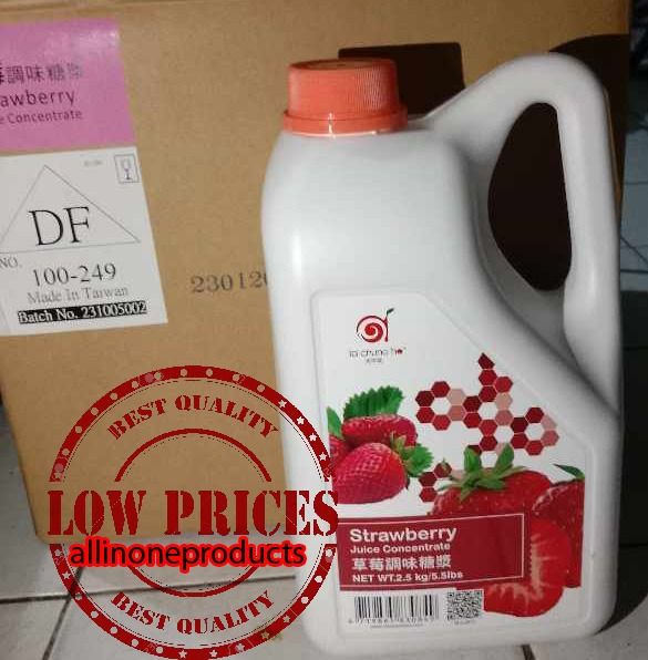 2.5kg Ta Chung Ho Fruit Syrups - TCH Strawberry Syrup TCH Blueberry Syrup TCH Lychee Syrup Milk ...