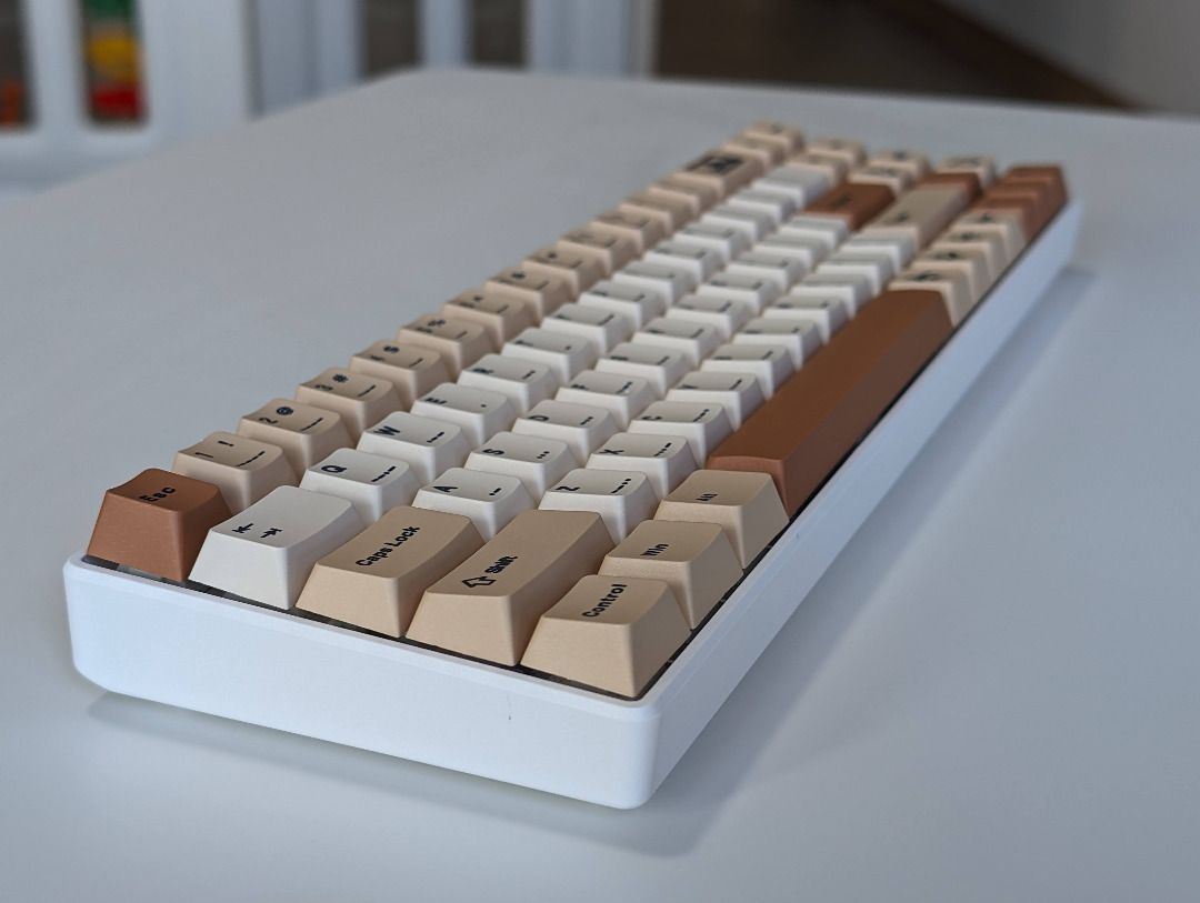 65% Custom Mechanical Keyboard (PostageStamp1802)- Fully Modded Tri ...