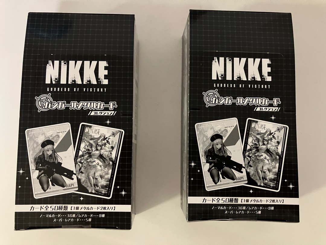 妮姬 金屬卡 Nikke, 興趣及遊戲, 玩具 & 遊戲類 - Carousell