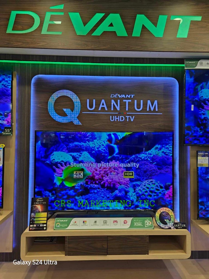 💯 DEVANT QUANTUM 4K SMART TV WITH FREE SOUNDBAR WALL BRACKET 50QUHV05 ...