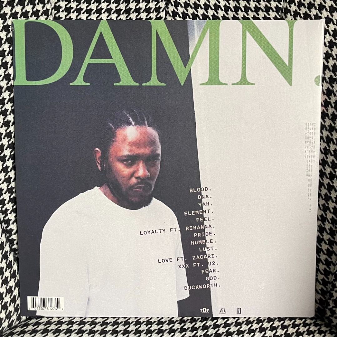 *已拆* Kendrick Lamar - DAMN. (Translucent Forest Green Vinyl) 透綠膠黑膠, 興趣及 ...