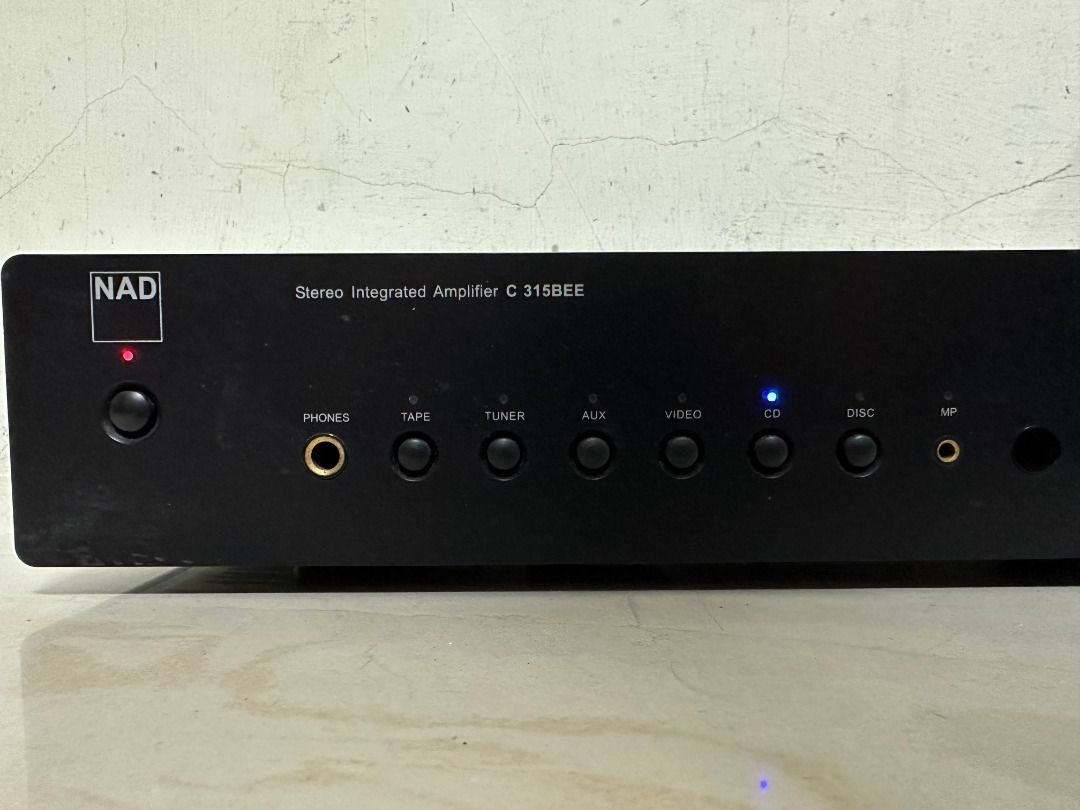 英國 NAD C315BEE Amplifier 綜合擴大機 內外乾淨~全新拷貝代用遙控器, 耳機及錄音音訊設備, 音樂播放裝置 MP3及CD 播放器在旋轉拍賣