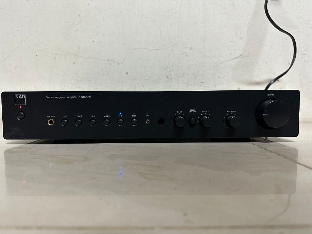 英國 NAD C315BEE Amplifier 綜合擴大機 內外乾淨~全新拷貝代用遙控器, 耳機及錄音音訊設備, 音樂播放裝置 MP3及CD 播放器在旋轉拍賣