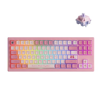 AKKO SAILOR MOON CRYSTAL V2 MULTI-MODES RGB MECHANICAL KEYBOARD GASKET ...