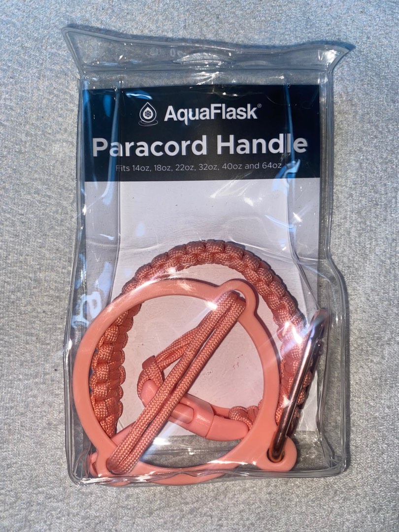 Aquaflask Peach Paracord Handle, Furniture & Home Living, Kitchenware ...