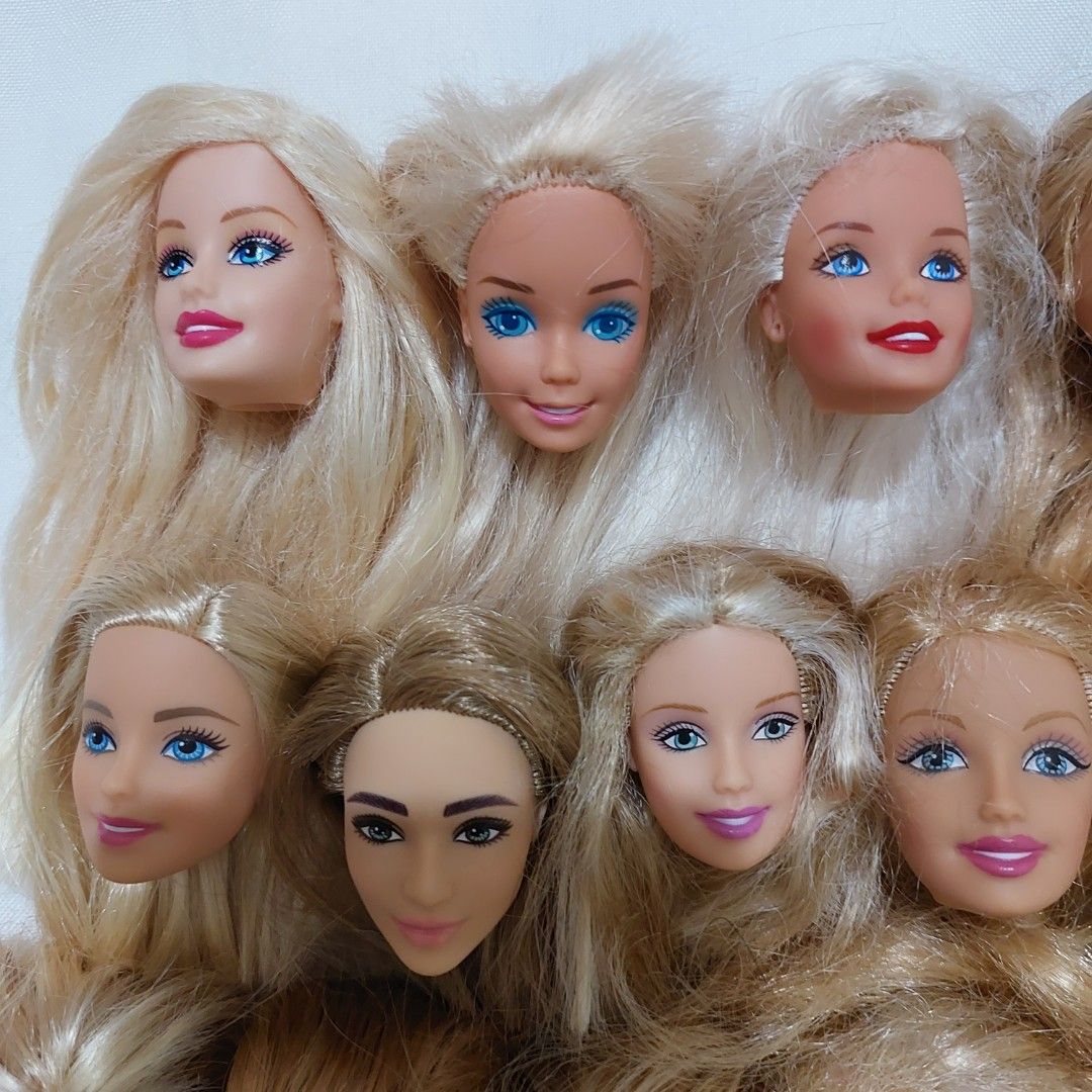Barbie Heads For Repair, Hobbies & Toys, Toys & Games on Carousell