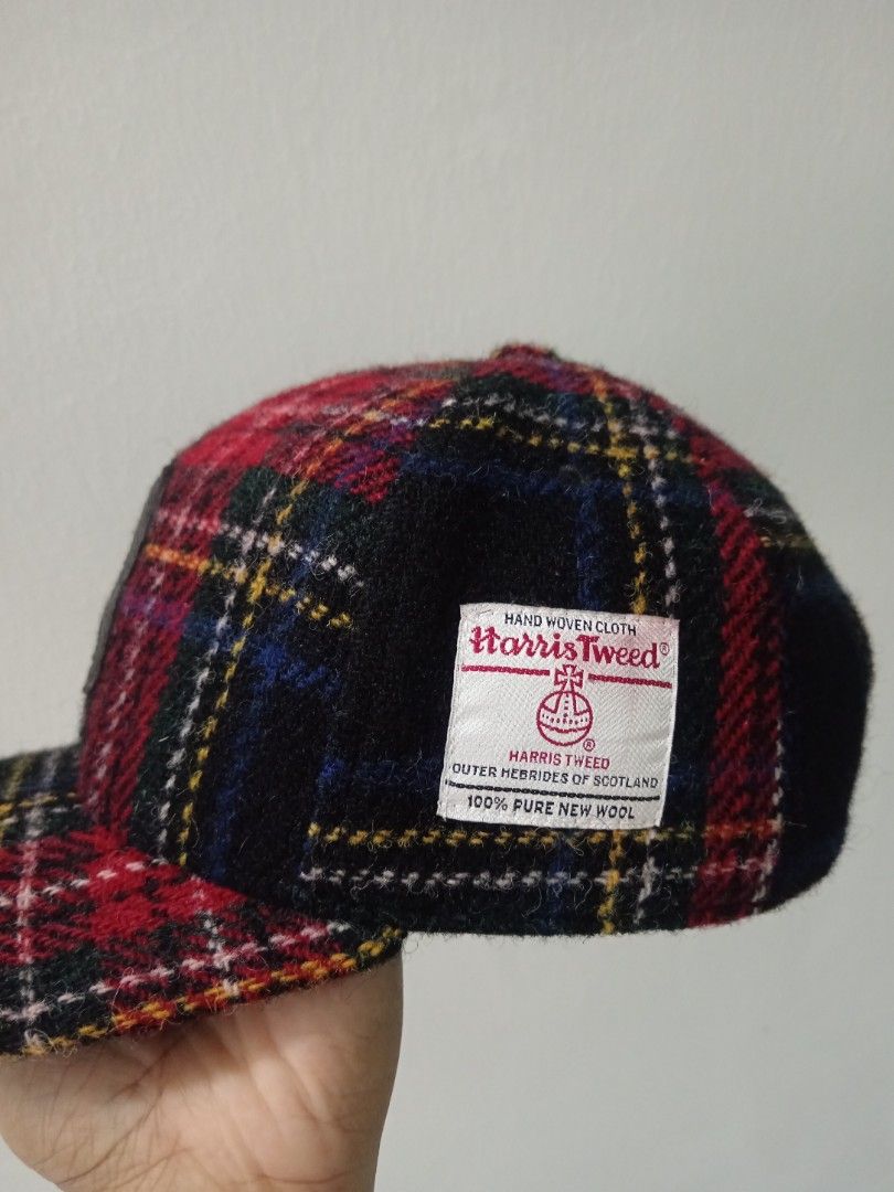 Base Control Harris Tweed Cap, Men's Fashion, Watches & Accessories, Cap & Hats on Carousell