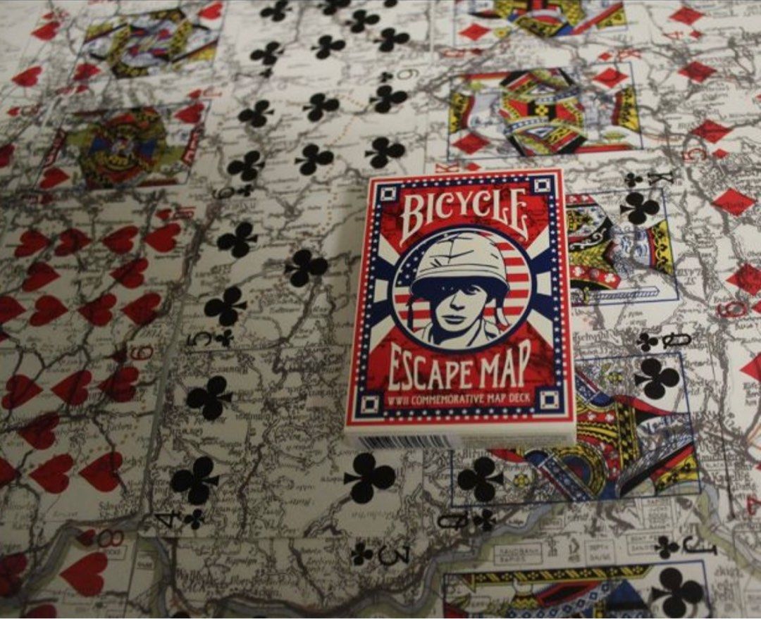 Bicycle Playing Cards Escape Map, Hobbies & Toys, Toys & Games on Carousell