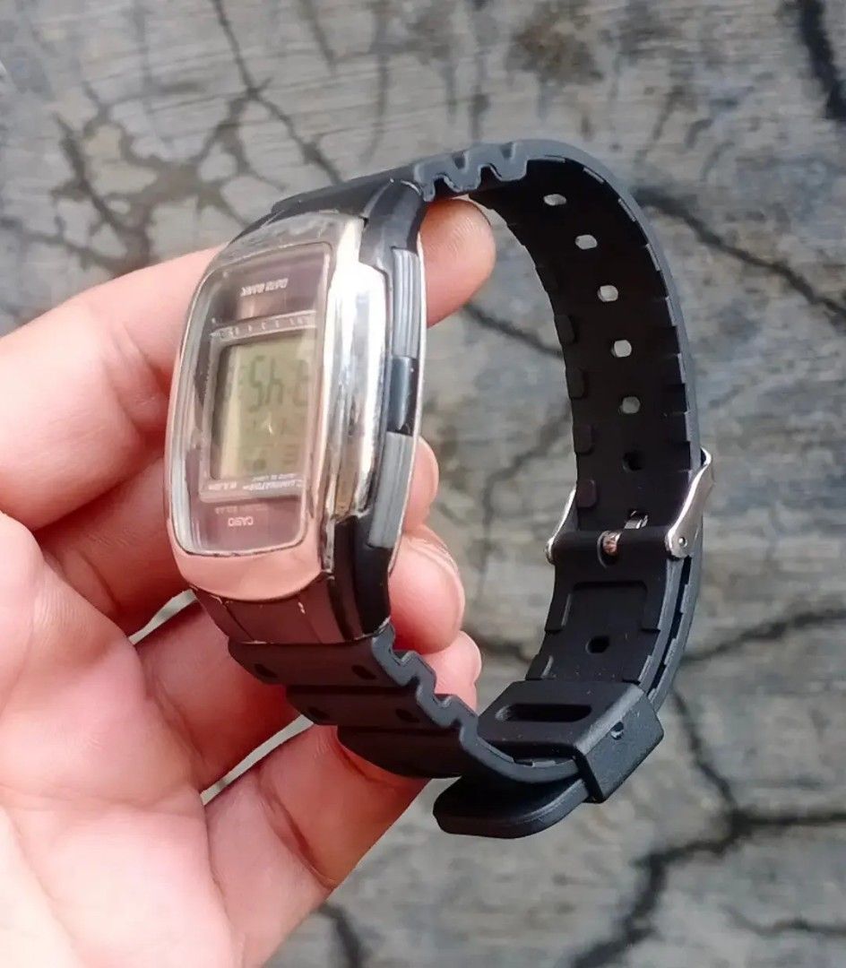 Casio DataBank DB-E30, Fesyen Pria, Jam Tangan di Carousell