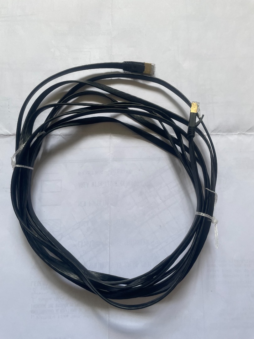 CAT.7 Flat Cable RoHS & other Cables, Computers & Tech, Parts & Accessories, Cables & Adaptors ...