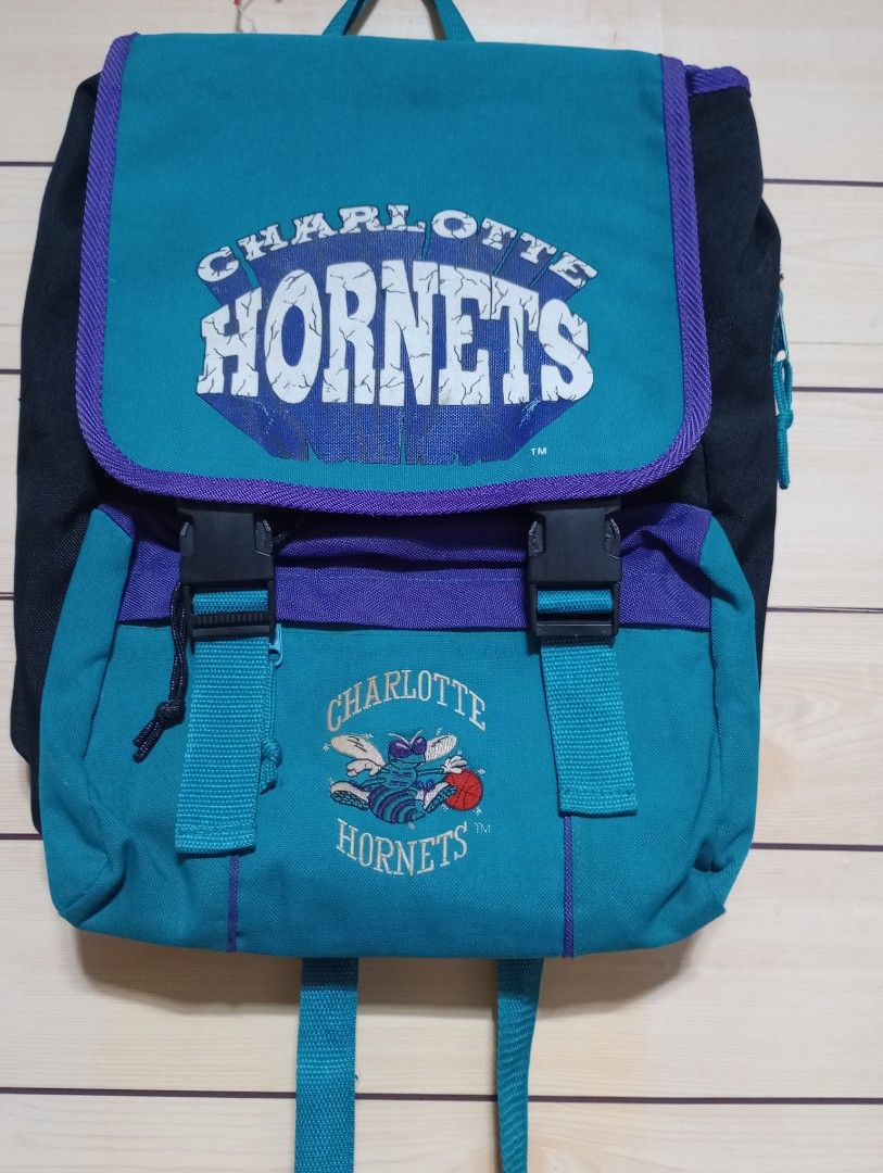 Charlotte hornets vintage back pack 7k, Women's Fashion, Bags & Wallets ...