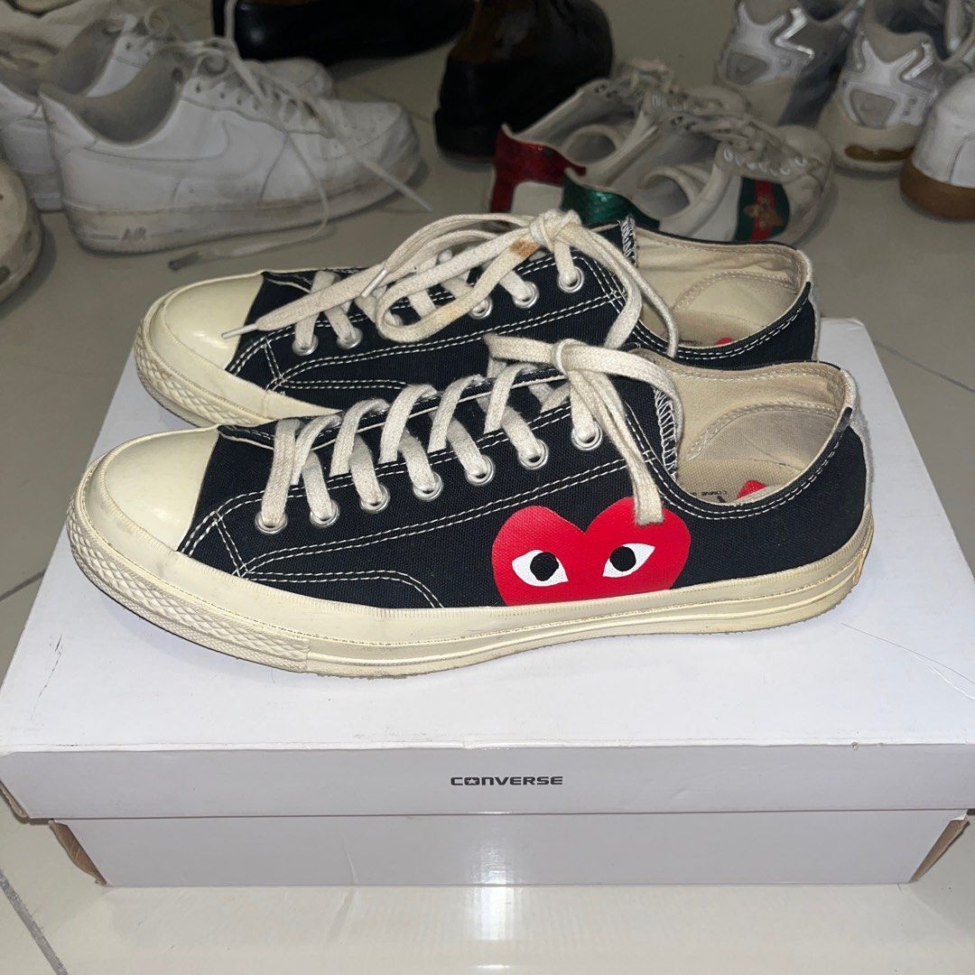 Converse x CDG, Men's Fashion, Footwear, Sneakers on Carousell