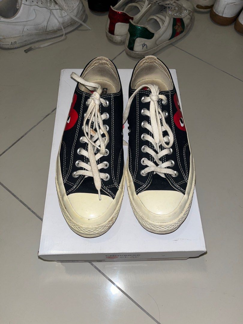 Converse x CDG, Men's Fashion, Footwear, Sneakers on Carousell