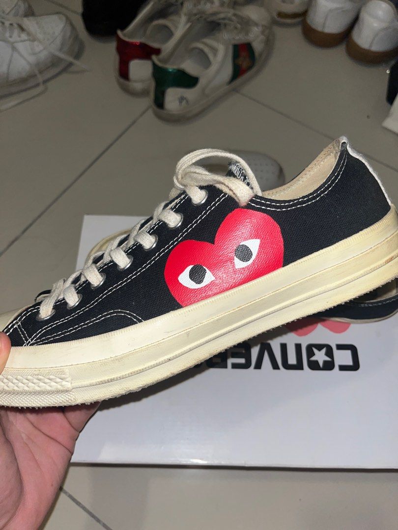 Converse x CDG, Men's Fashion, Footwear, Sneakers on Carousell