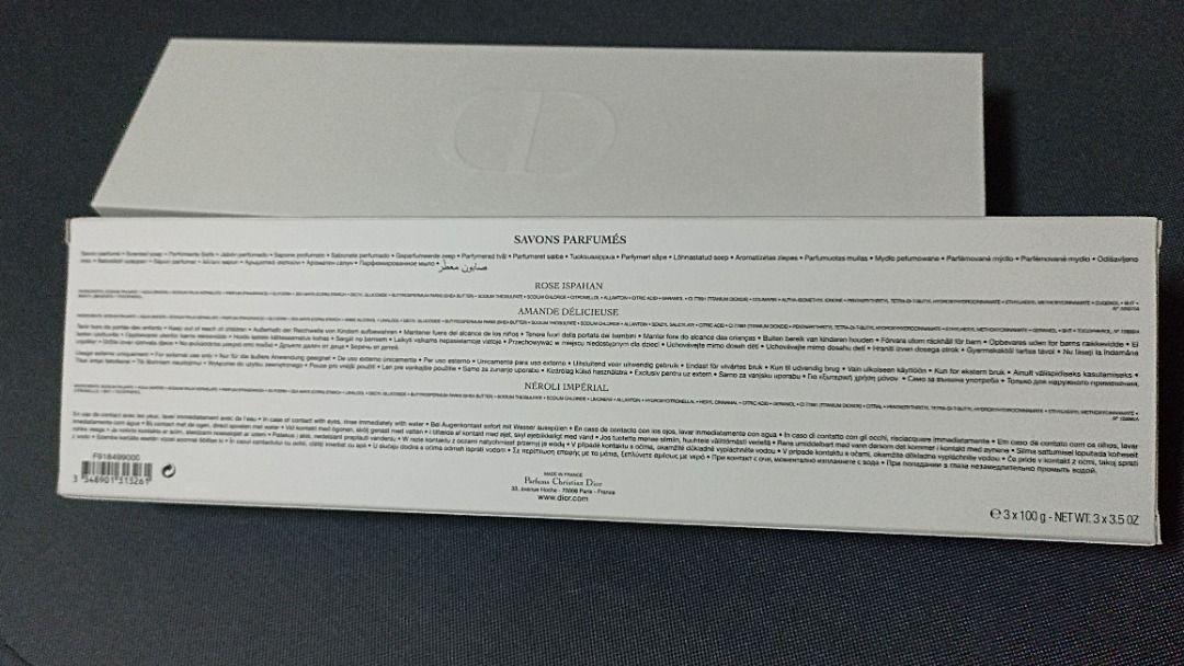 Dior Scented Soap set, Beauty & Personal Care, Fragrance & Deodorants ...