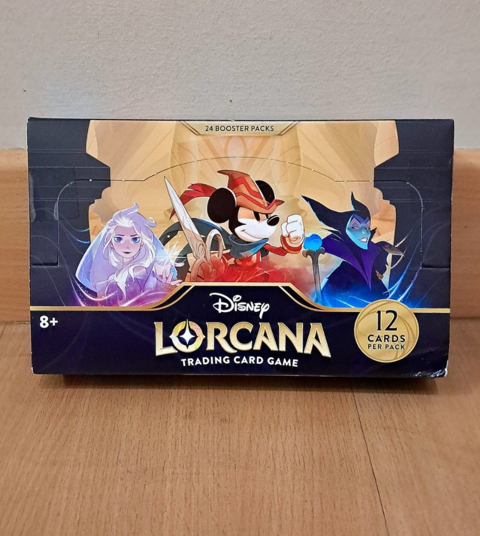 Disney Lorcana The First Chapter Booster Box Hobbies And Toys Toys And Games On Carousell 