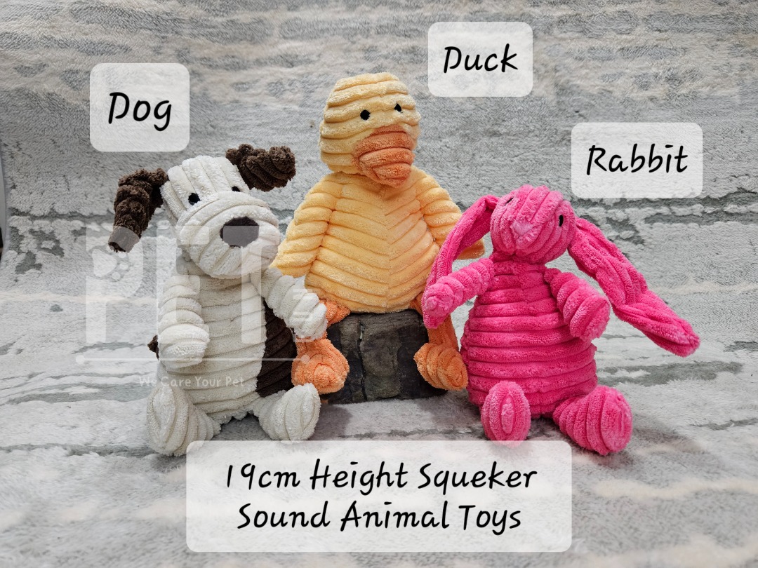 Dog Duck Rabbit Squeaky Toy, Pet Supplies, Homes & Other Pet ...