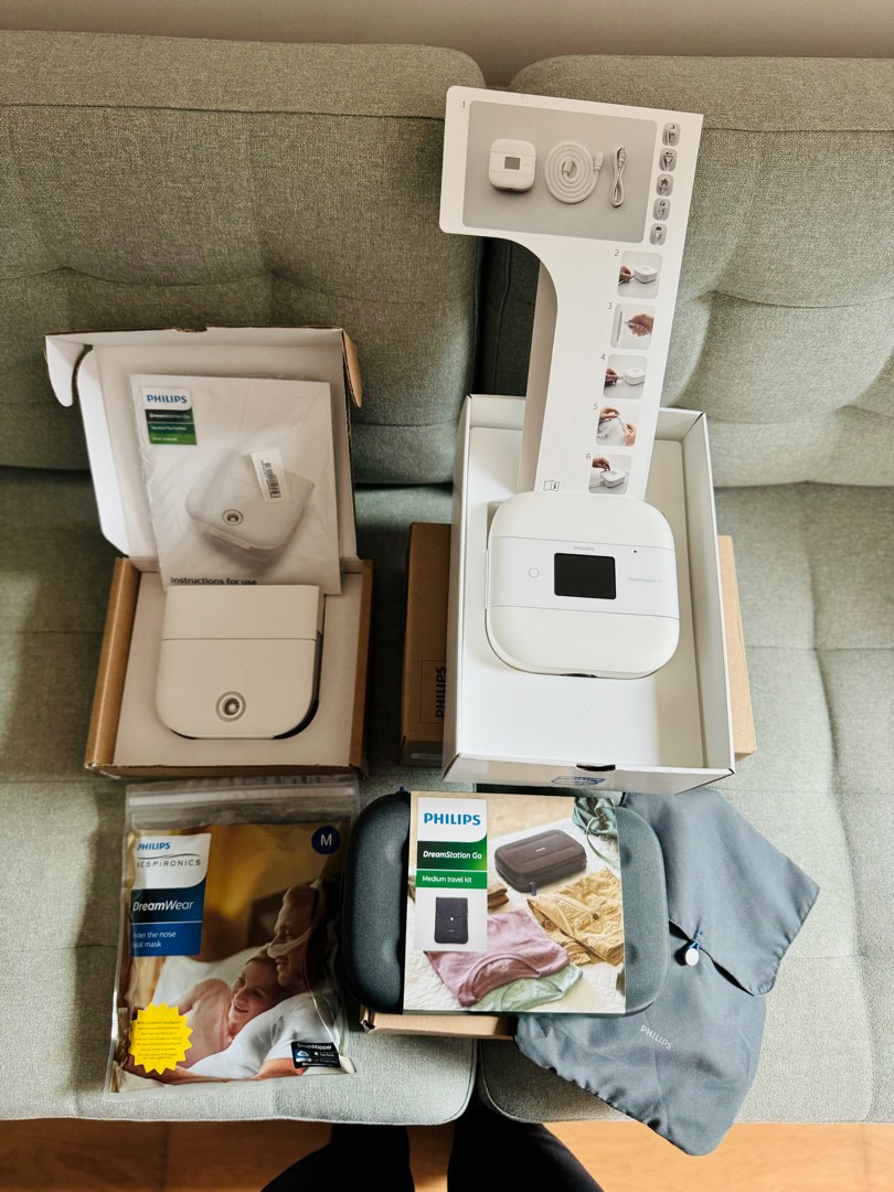 DreamStation Go Auto CPAP (Philips HK)飛利浦睡眠呼吸機(輕巧旅行版）, 健康及營養食用品, 醫療用品和 ...