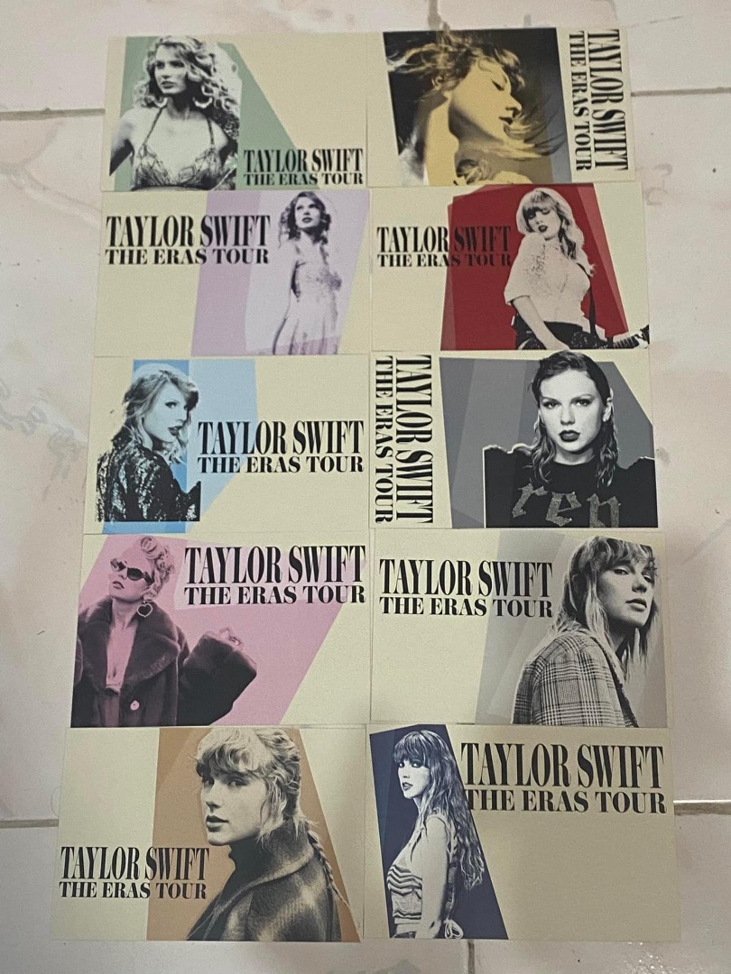 Taylor Swift Eras Tour Tokyo Japan VIP Post cards / Postcards, Hobbies ...