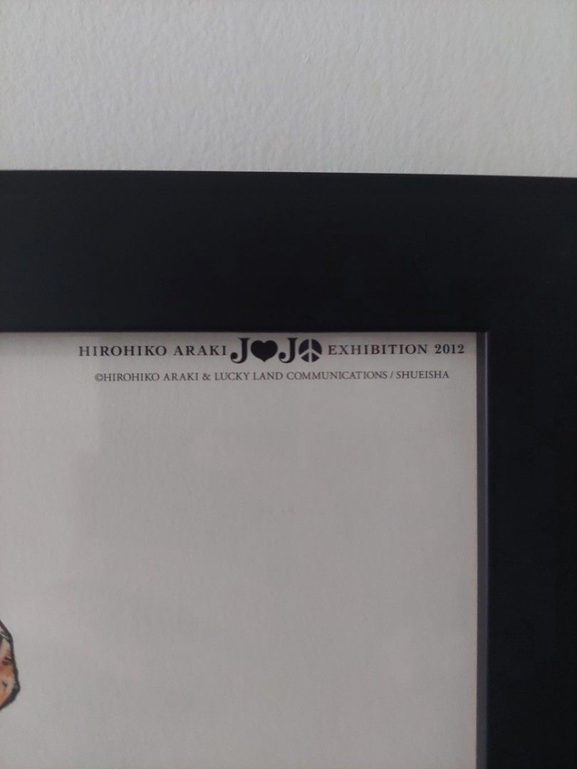 Framed Jojo's Bizarre Adventure, Jojo Exhibition 2012 Allstar-A Poster (B2 sized, Hirohiko Araki ...