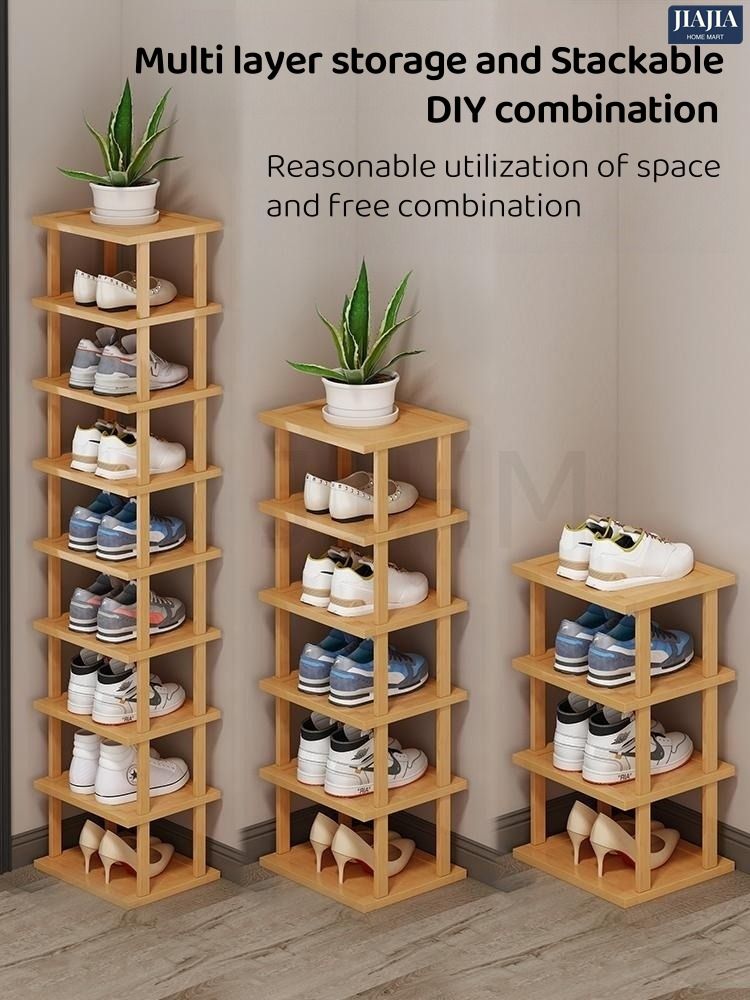 [FREE DELIVERY] DIY Stackable Shoe Rack Multi-Layer Storage Free ...