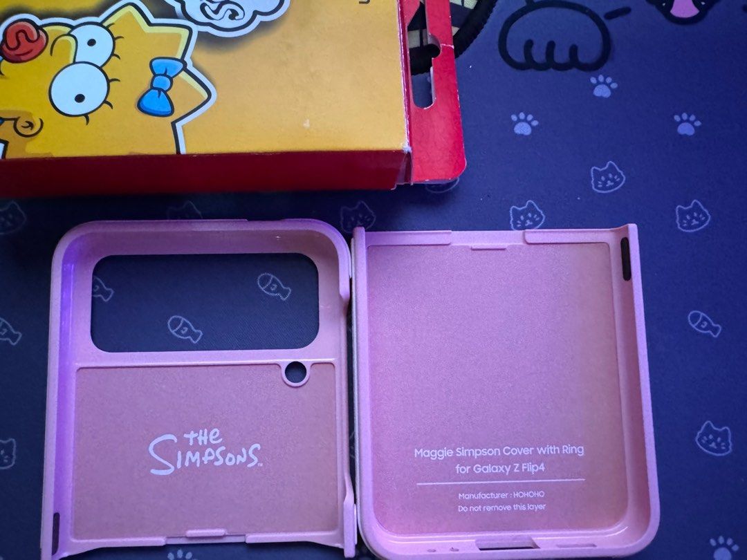 Galaxy Flip4 THE SIMPSONS Ring Case, Mobile Phones & Gadgets, Mobile ...