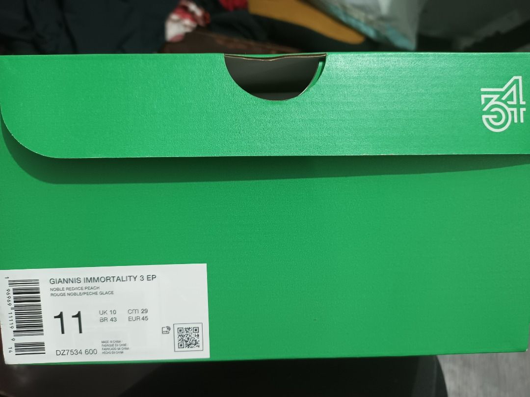 Giannis Immortality 3 EP (Noble Red), Men's Fashion, Footwear, Sneakers ...