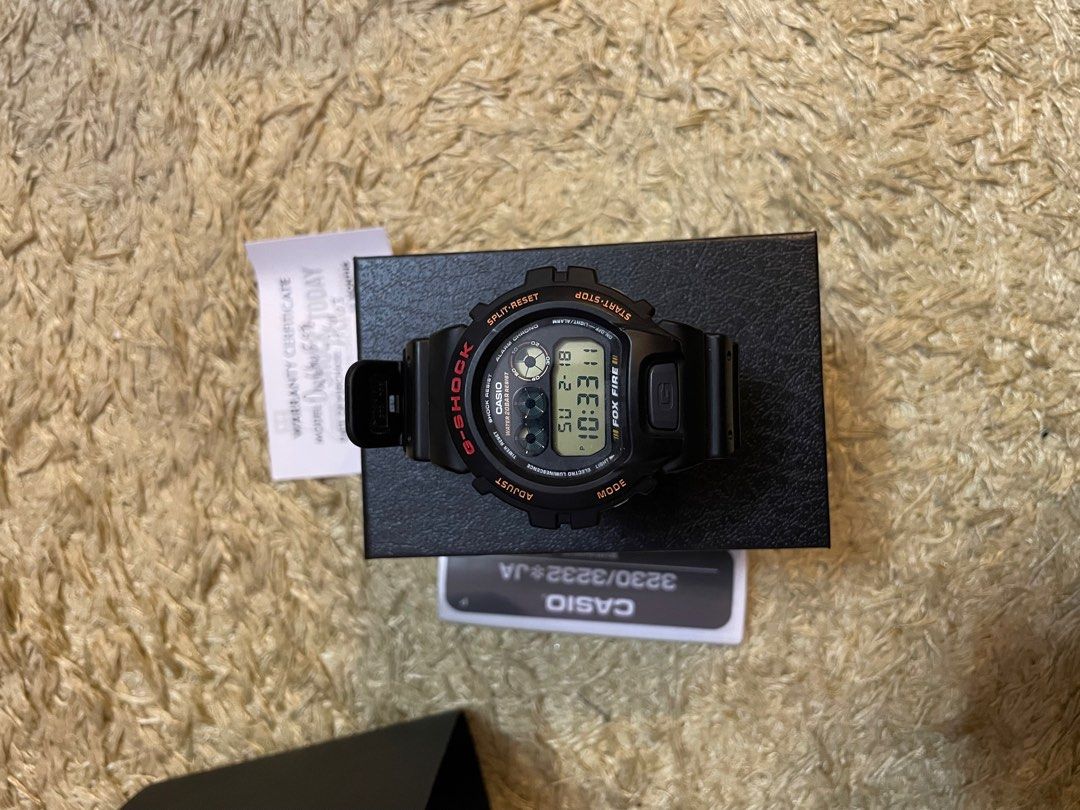 G-shock dw-6900b-9 fox fire, Men's Fashion, Watches & Accessories ...
