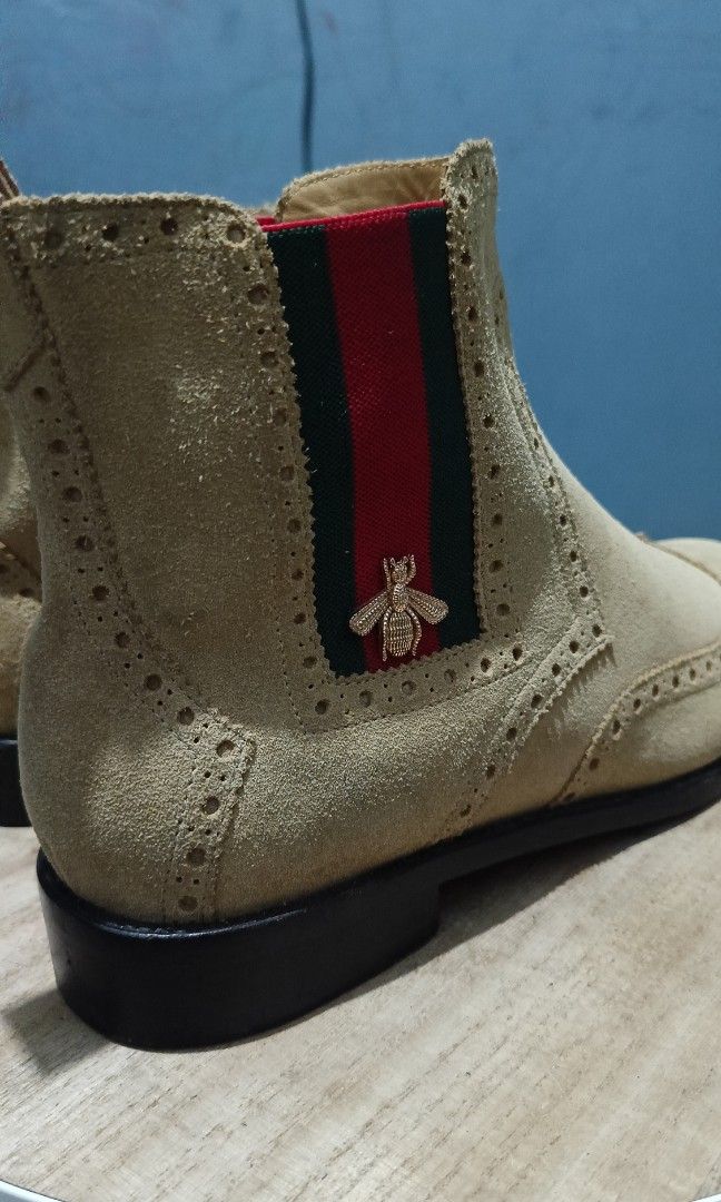 Gucci Chelsea Boots 43, Fesyen Pria, Sepatu , Sepatu Boot di Carousell