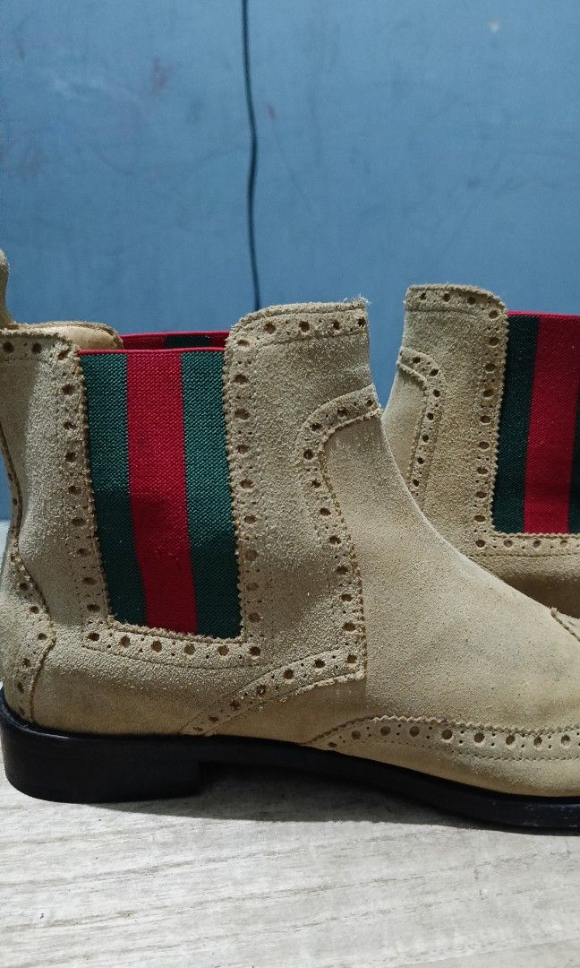 Gucci Chelsea Boots 43, Fesyen Pria, Sepatu , Sepatu Boot di Carousell