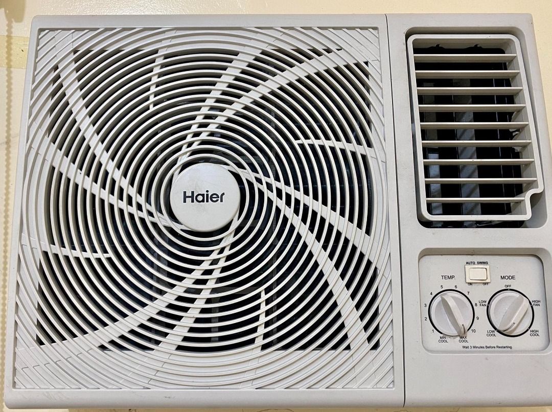 Haier Window Type Aircon .75HP, TV & Home Appliances, Air Conditioning ...