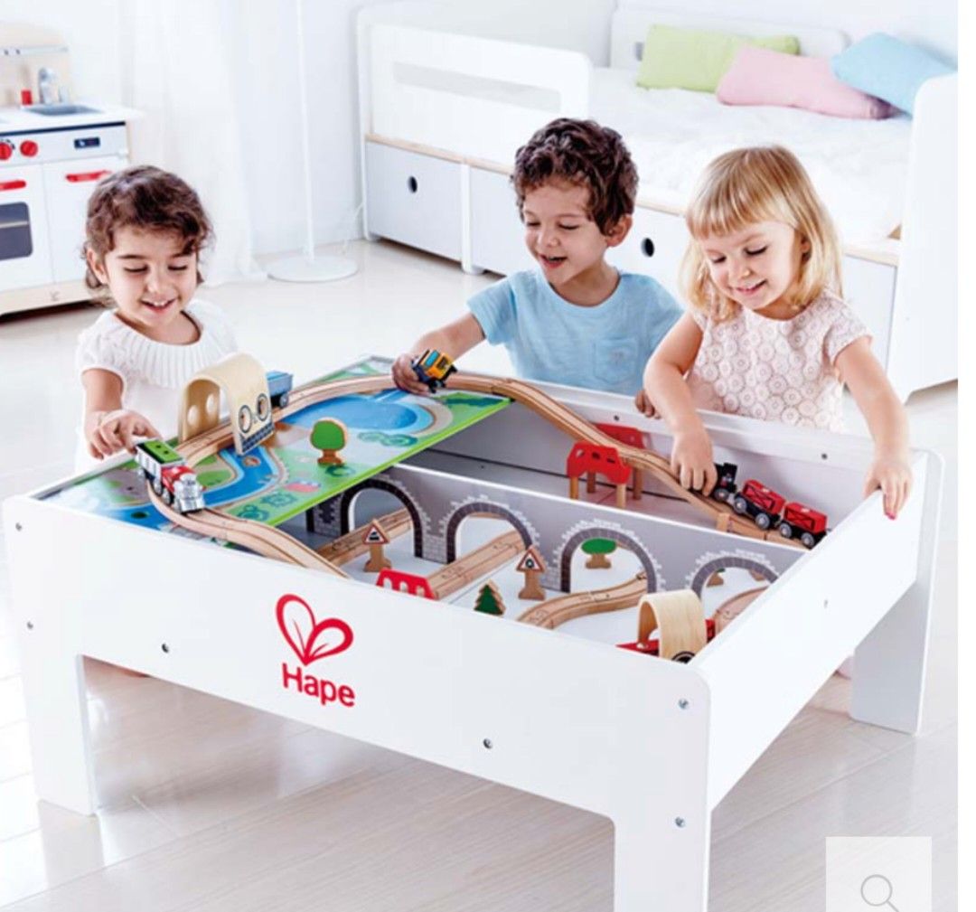 Hape E3714 Train Storage Table, Babies & Kids, Baby Nursery & Kids ...