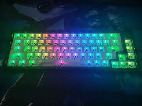 Infinity 67 with Knob Custom Mechanical Keyboard (Barebone Kit)- Tri ...