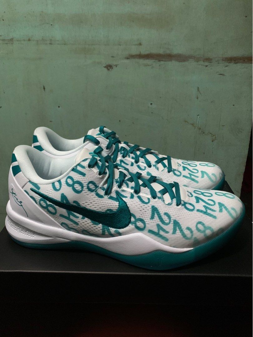 KOBE 8 AQUA/RADIANT EMERALD, Men's Fashion, Footwear, Sneakers on Carousell