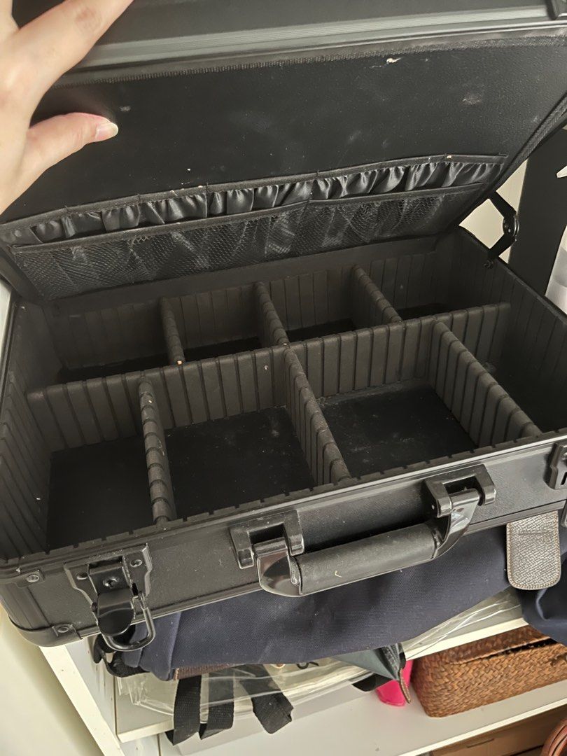 light mirror makeup traincase luggage train case trunk with studio ...