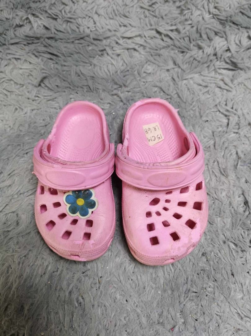 Light Pink Rubber Clog, Babies & Kids, Babies & Kids Fashion on Carousell