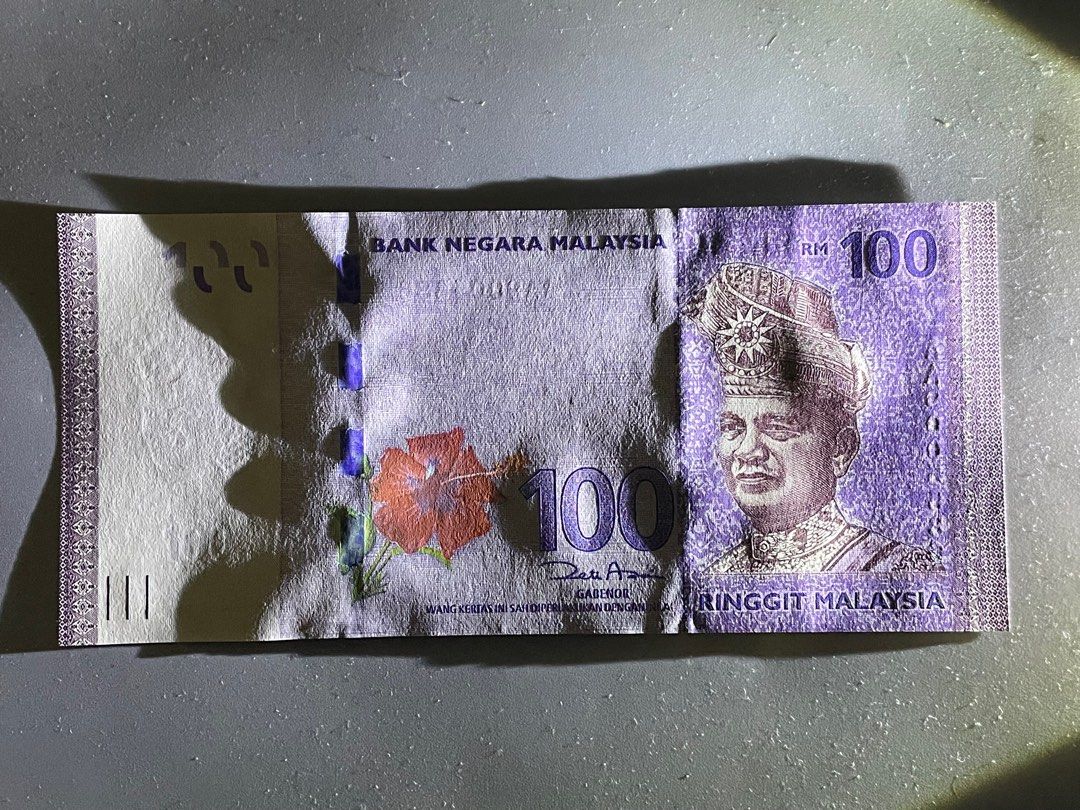 Malaysia RM100 Zeti Aziz 12th Series first prefix AA duit lama ...