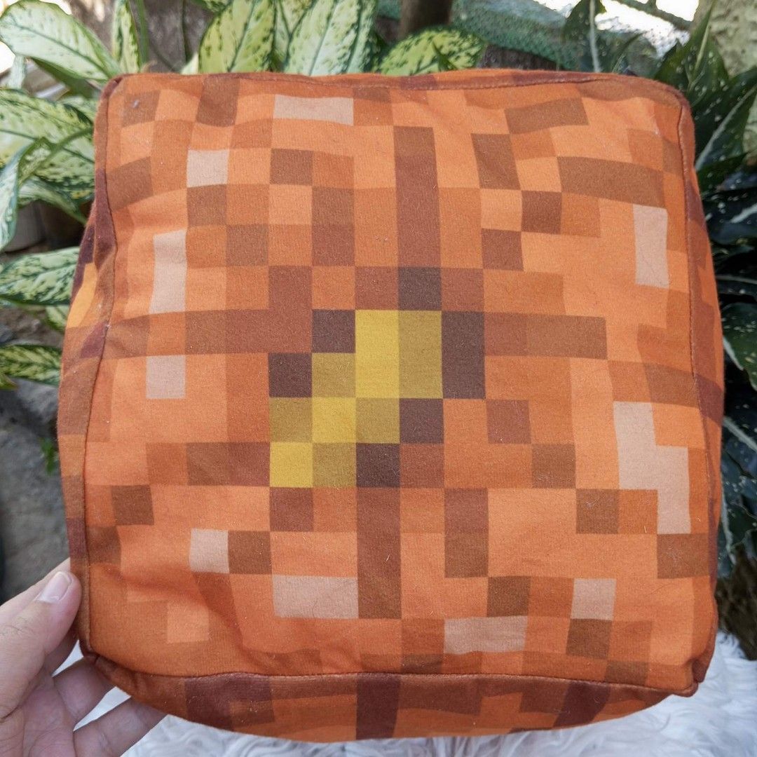 MINECRAFT Cube Big Block Plush Toy, Hobbies & Toys, Toys & Games on ...
