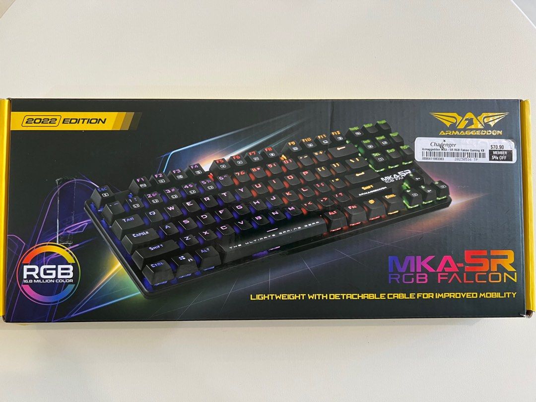 MKA-5R RGB Falcon Gaming Keyboard, Computers & Tech, Parts ...