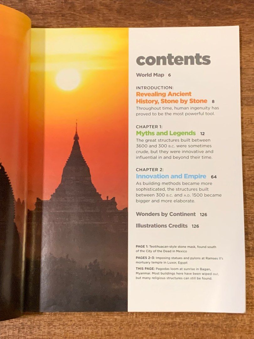 NATIONAL GEOGRAPHIC ; WONDERS of the ANCIENT WORLD Explore Cultures and ...