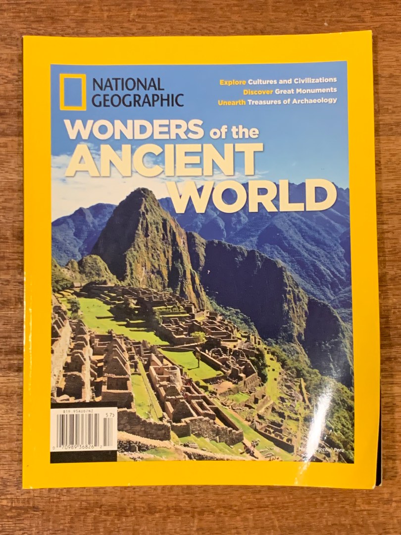 NATIONAL GEOGRAPHIC ; WONDERS of the ANCIENT WORLD Explore Cultures and ...