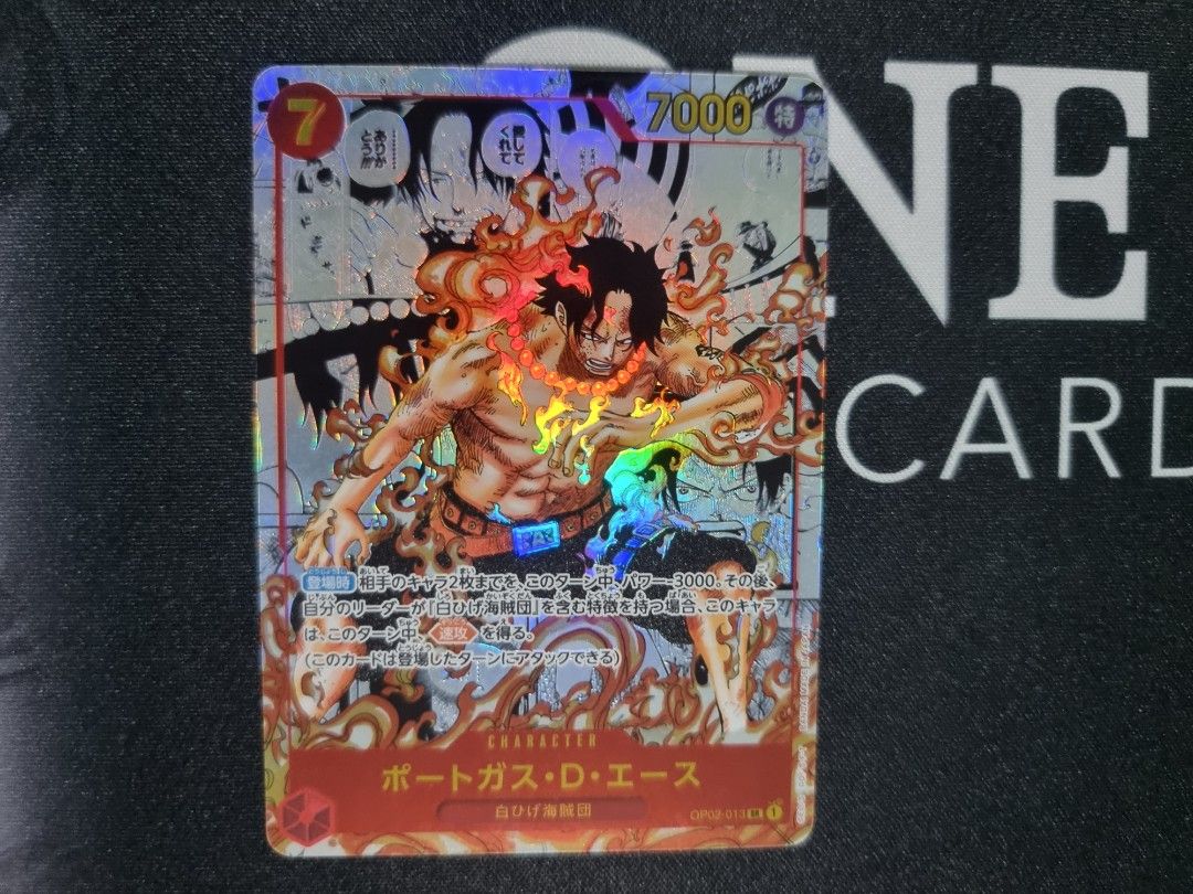One Piece Card Manga Ace, Hobbies & Toys, Toys & Games on Carousell