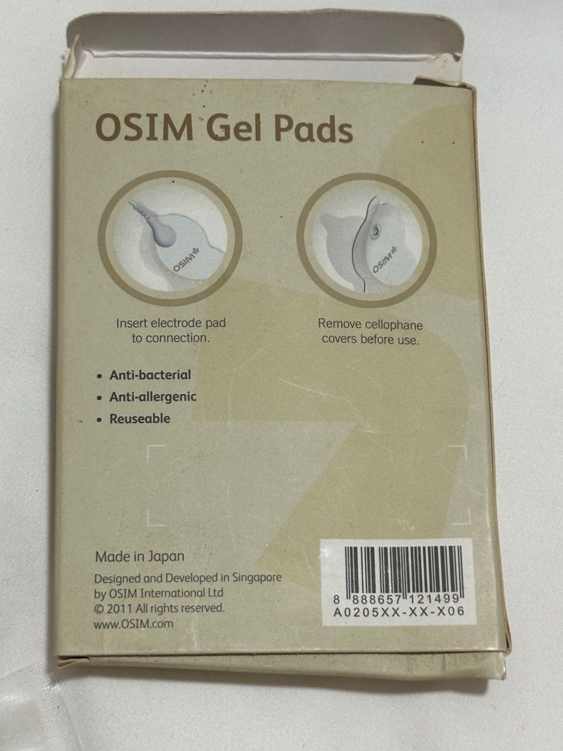 Osim Gel Pads, Health & Nutrition, Massage Devices on Carousell