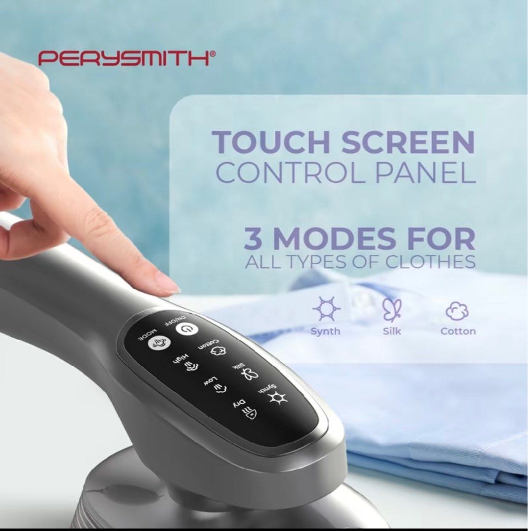 PerySmith Handheld Garment Steamer, TV & Home Appliances, Irons ...