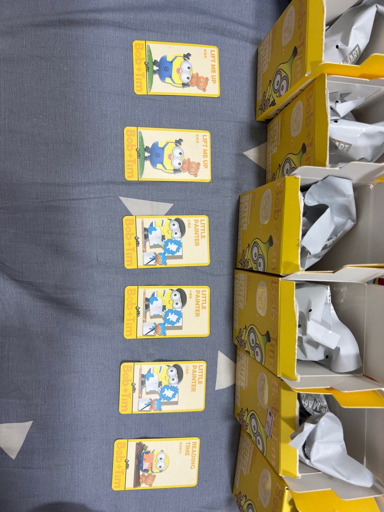 Popmart Minion Bob and Tim, Hobbies & Toys, Toys & Games on Carousell