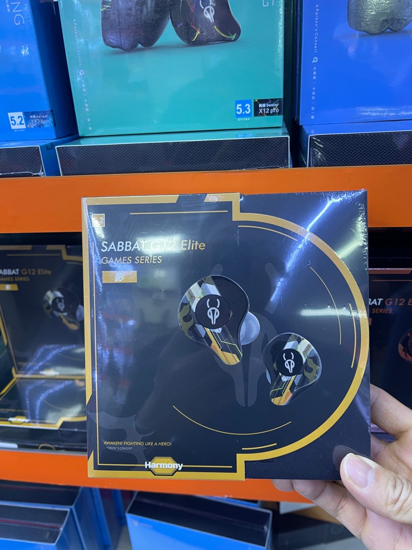 Carousell認證 鑽石商店 100%正貨 全新現貨 SABBAT G12 Elite GAMES SERIES 魔宴 真無線藍牙耳機 ...