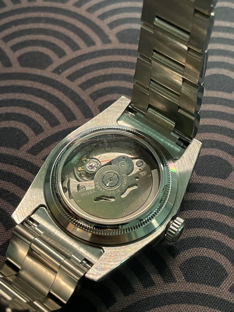 Seiko Custom Mod “Datejust Olive Premium Dial” 36mm case, Men's Fashion ...