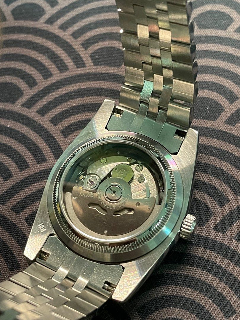 Seiko Custom Mod “Datejust Arabic Olive Premium Dial” 36mm case, Men's ...